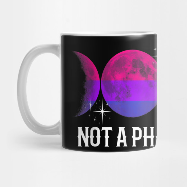 Not A Phase Bisexual Flag Shirt Lgbt Bi Gay Pride Moon Ts Tshirt